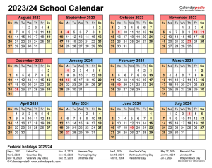 Your Guide to the 2023-2024 School Calendar